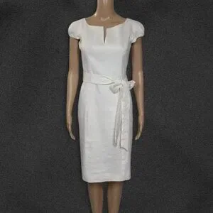 Milly of New York | Dresses | Milly Of New York White Linen Old Money ...
